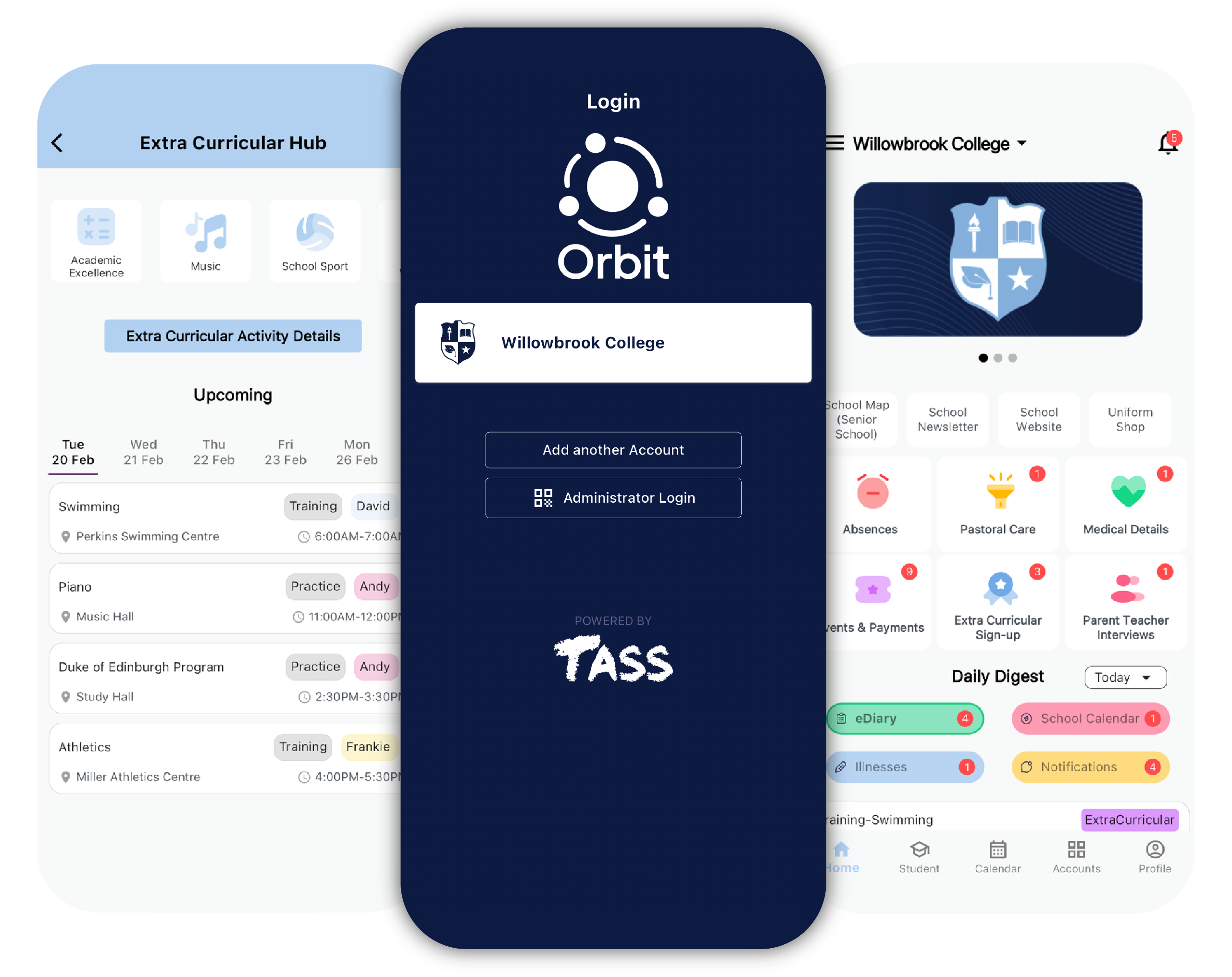 TASS Orbit Mobile Apps | TASS on the go - The Alpha School System